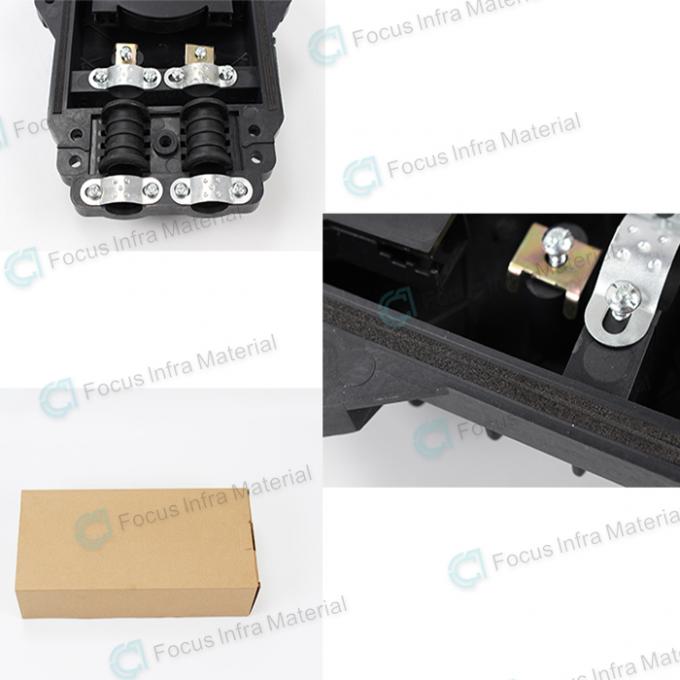 FTTH Weatherproof Fiber Optic Splice Closure 12 Core To 48 Core