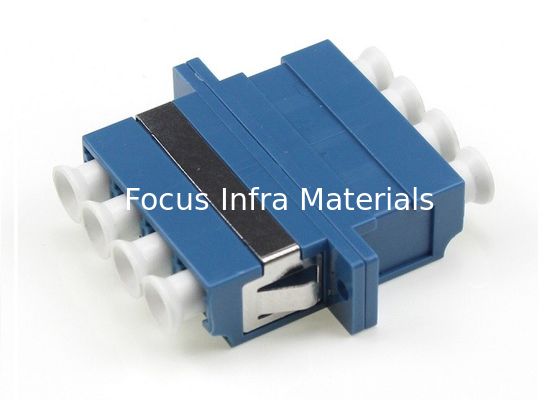 SC APC Simplex SM with Metal Clips with Flange Fiber Optic Adapter