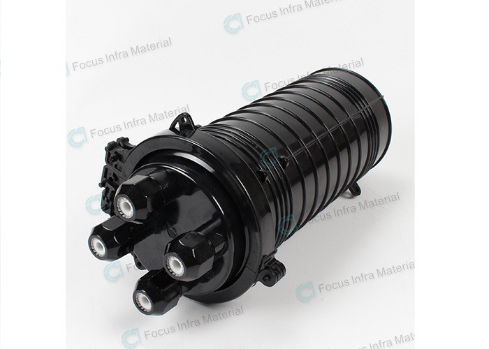 PC FTTH Fiber Optic Aerial Splice Enclosure 2.5kg 12 Core To 72 Core